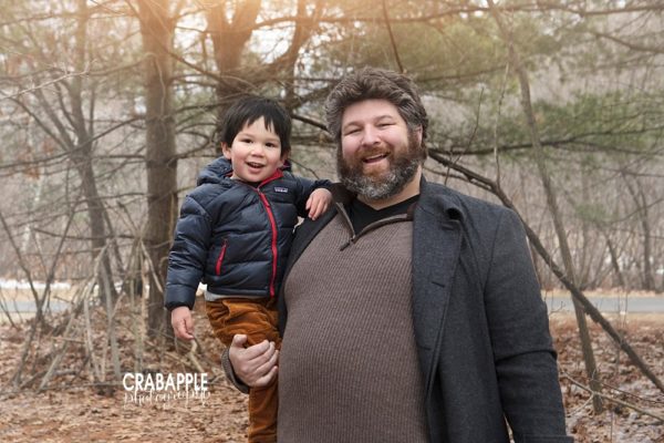 Boston Family Portraits Outside In Winter · Crabapple Photography