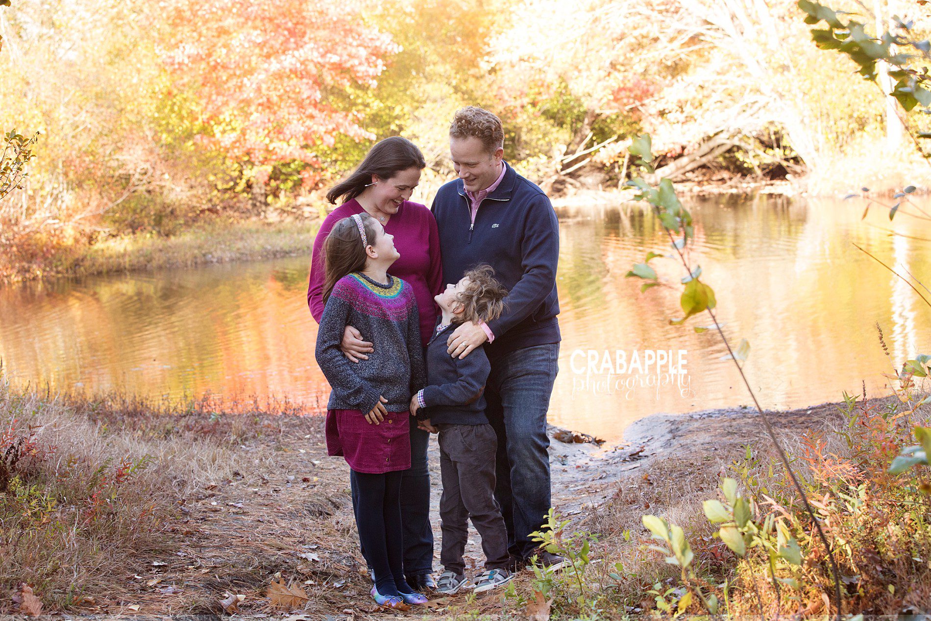 Melrose Fall Family Photography:: The D Family · Crabapple Photography
