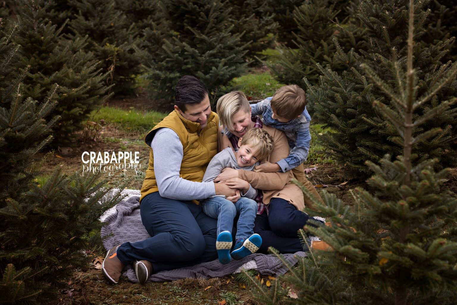 Tree Farm Family Photos · Crabapple Photography