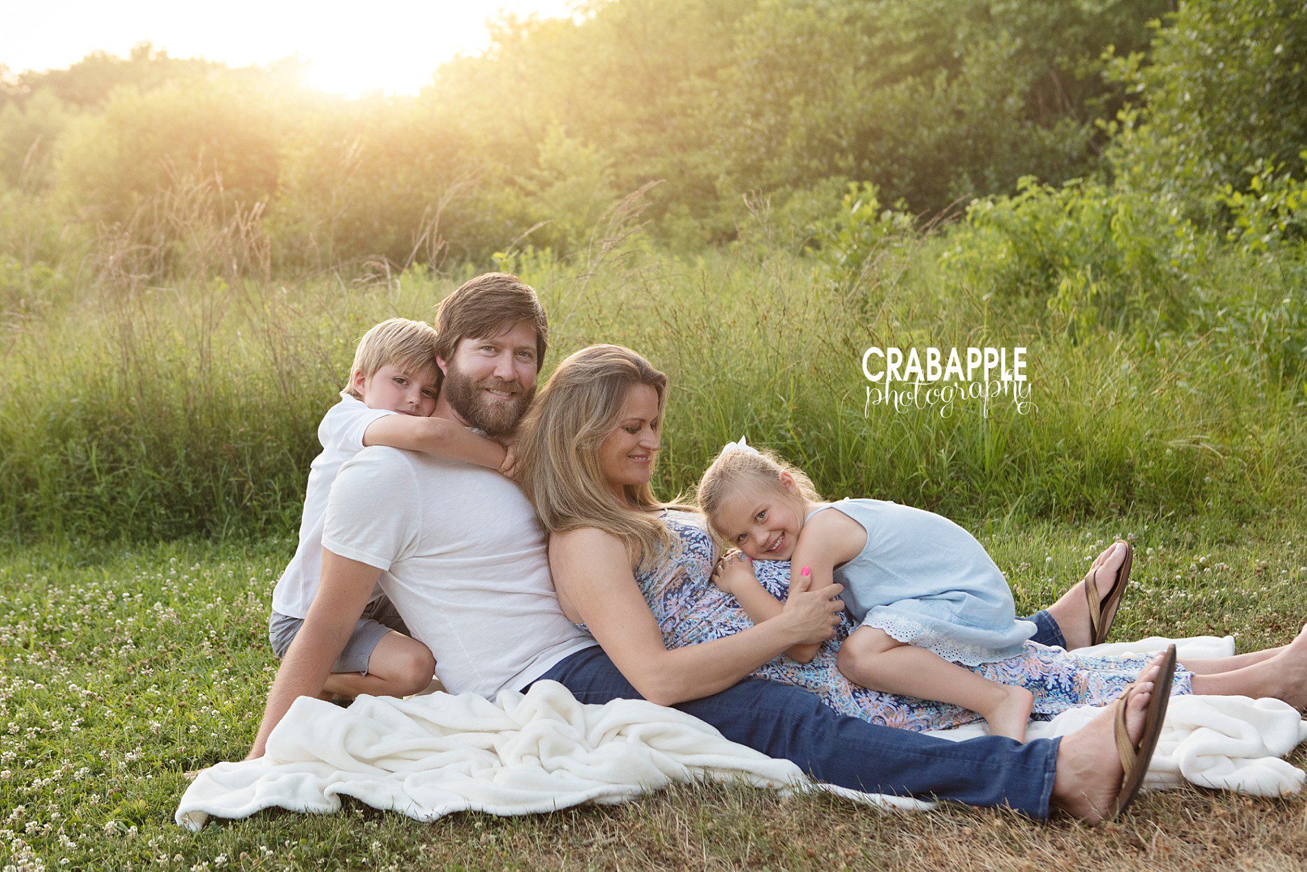 Outdoor Maternity Photos in June · Crabapple Photography