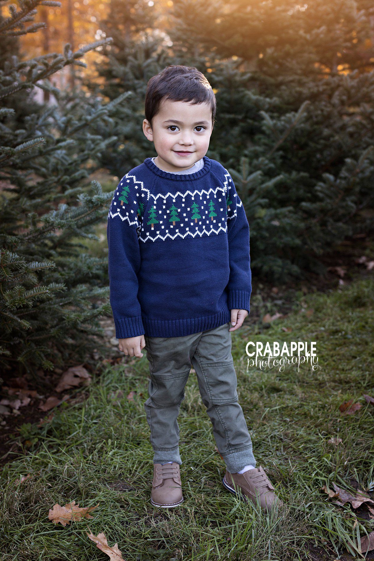 What to Wear :: Tree Farm Family Pictures · Crabapple Photography