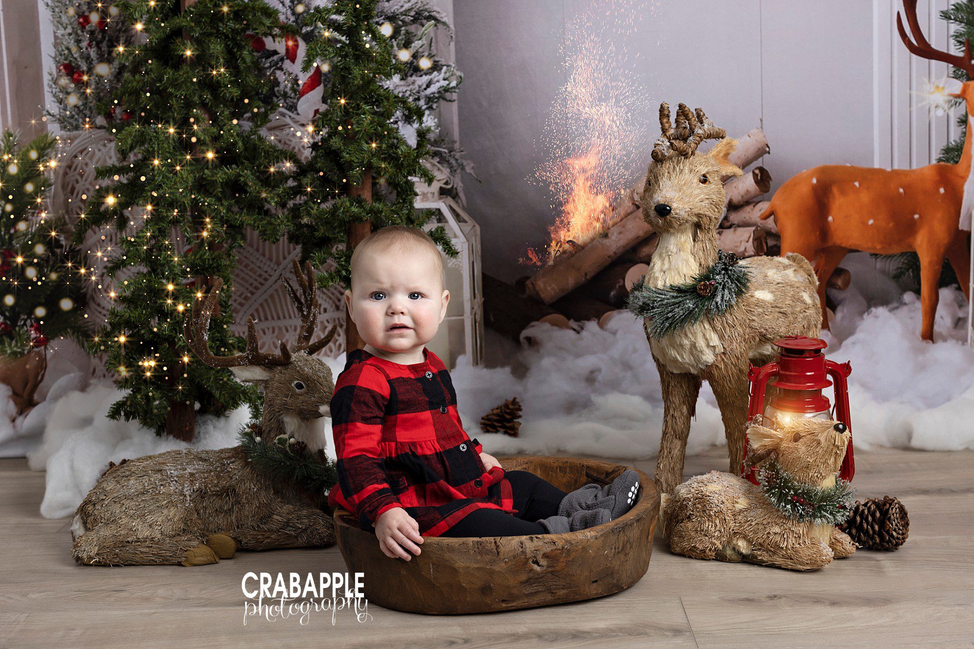 Child Christmas Photos · Crabapple Photography