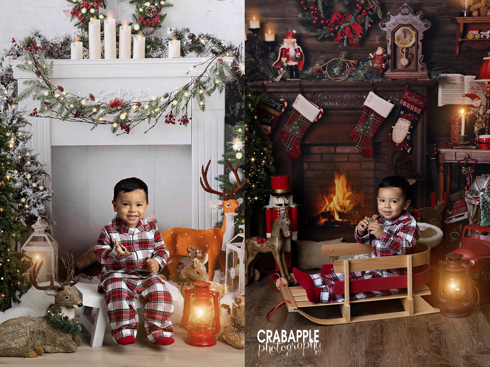 Child Christmas Photos · Crabapple Photography
