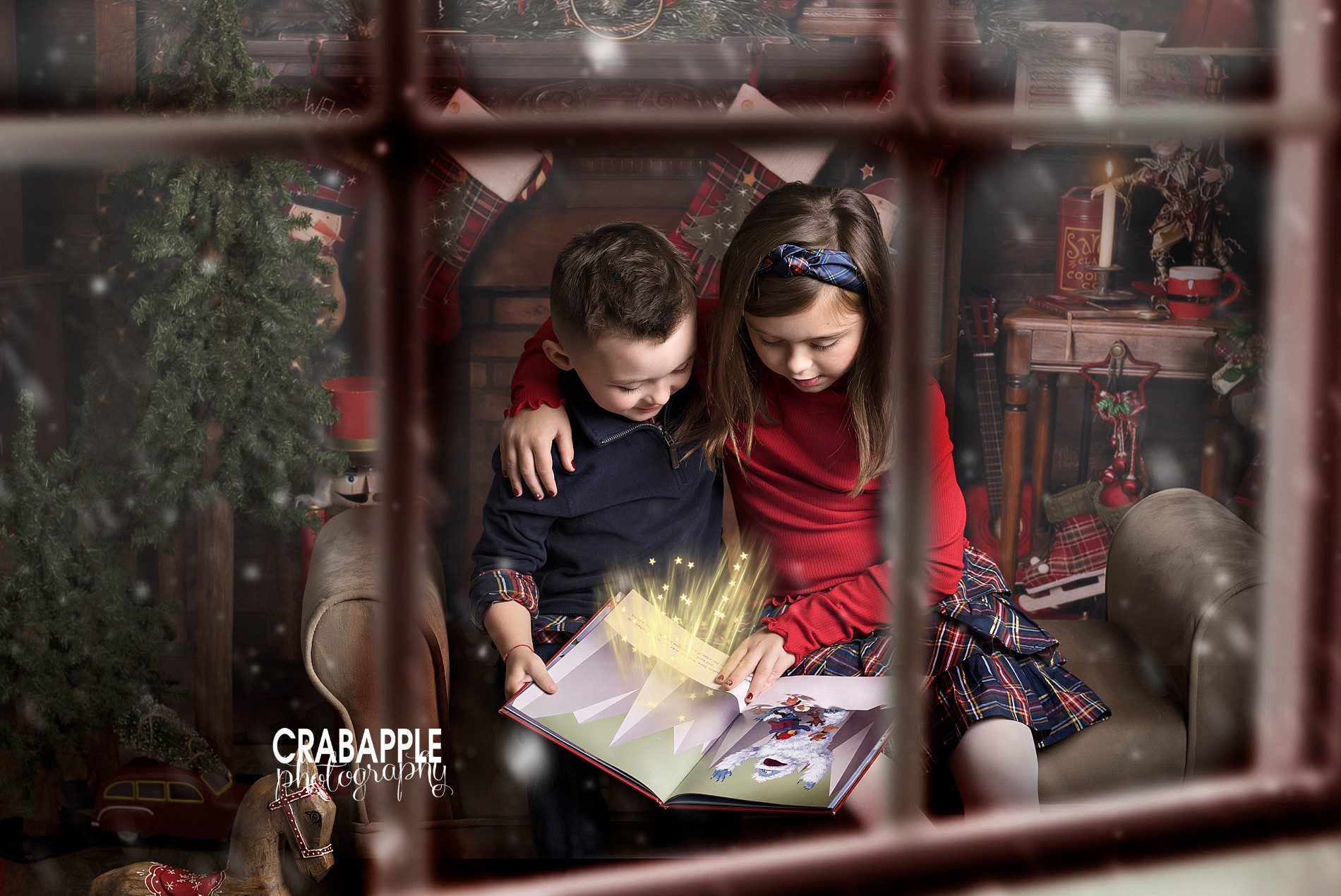 Christmas Portraits Holiday Photography · Crabapple Photography