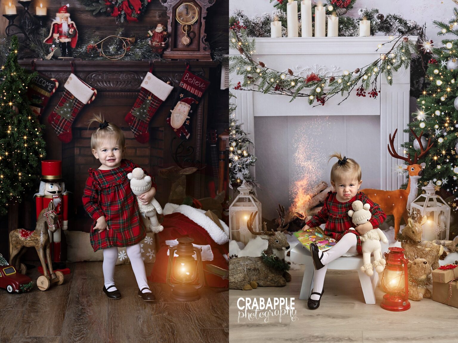 Christmas Portraits Holiday Photography · Crabapple Photography