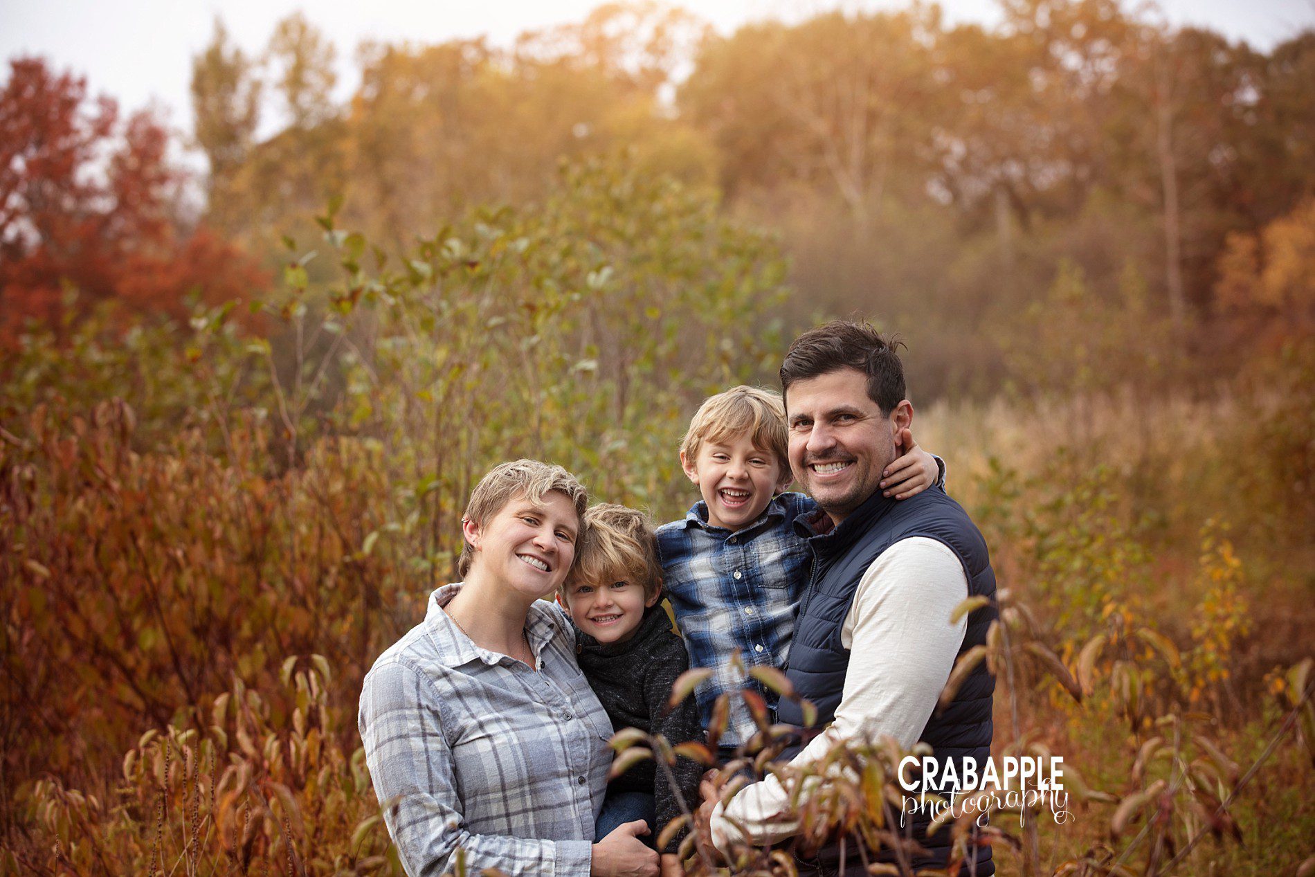 Somerville Fall Family Pictures · Crabapple Photography