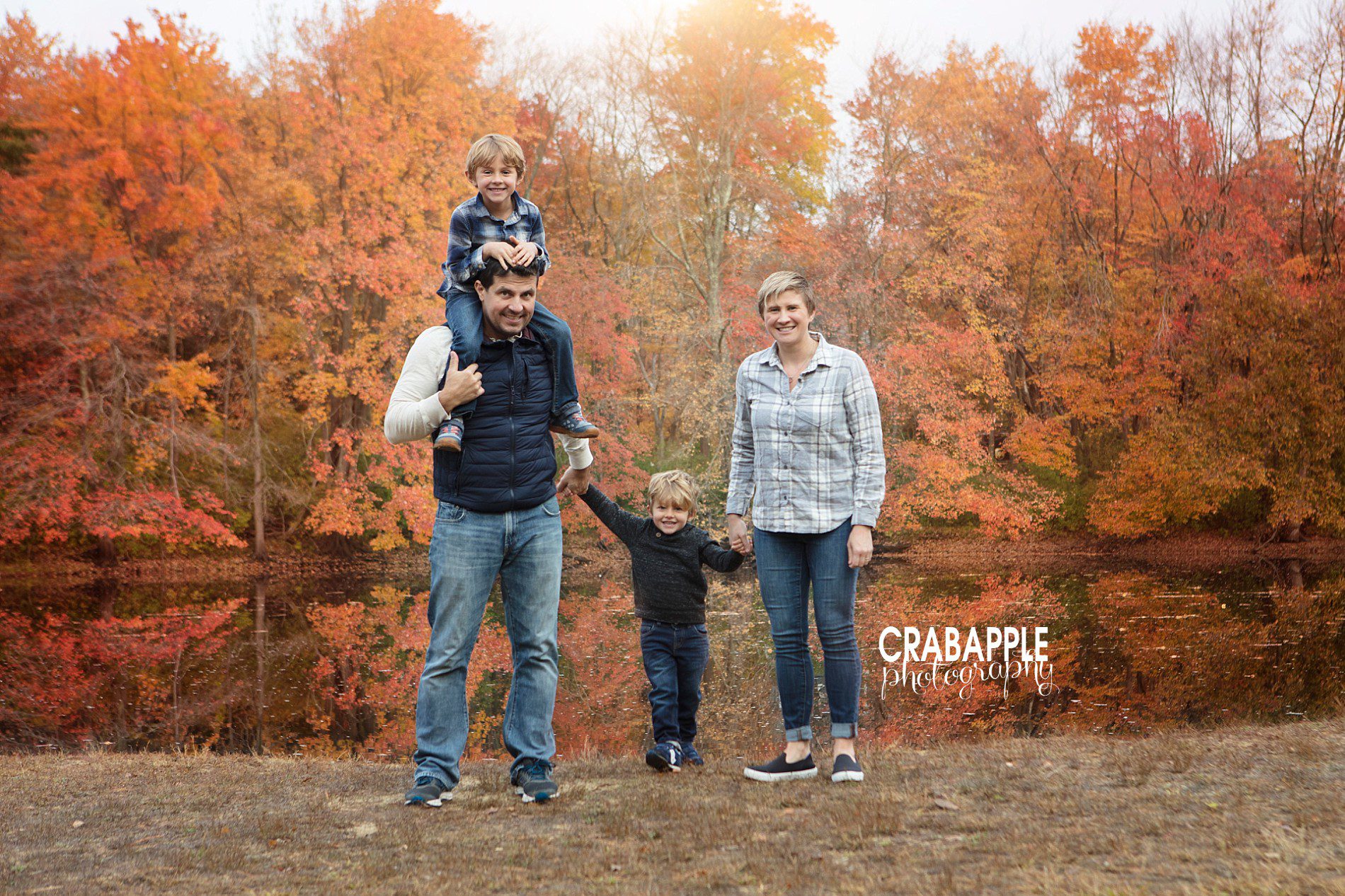 Somerville Fall Family Pictures · Crabapple Photography