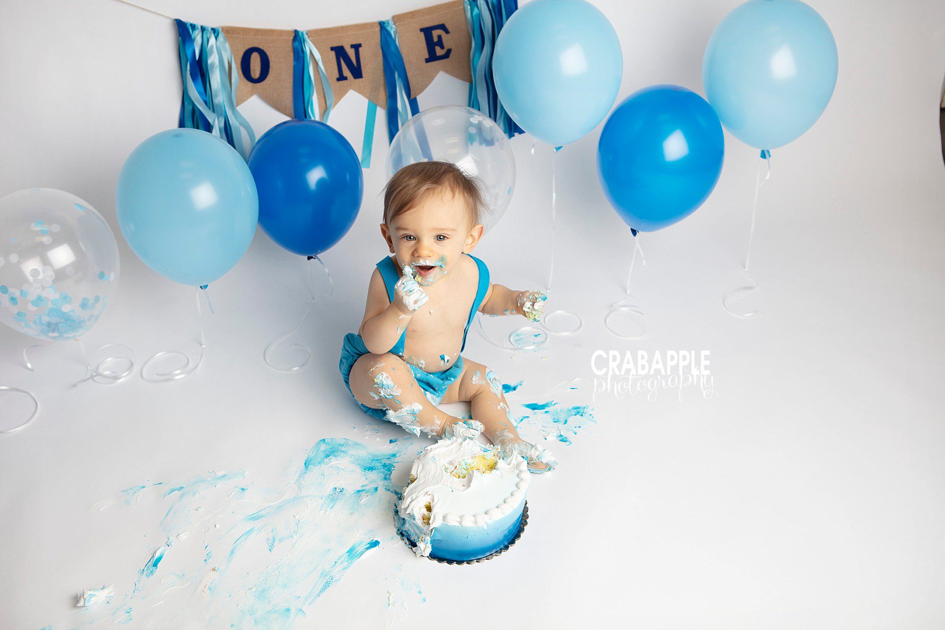 Acton Cake Smash Photos :: Mr. C · Crabapple Photography