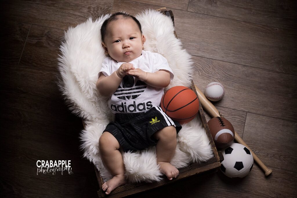 100 Day Old Baby Celebration Photos · Crabapple Photography