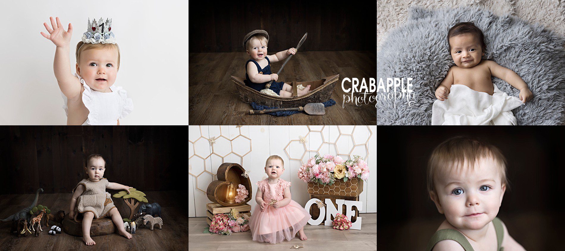 Baby Milestone Photos :: A Round Up · Crabapple Photography