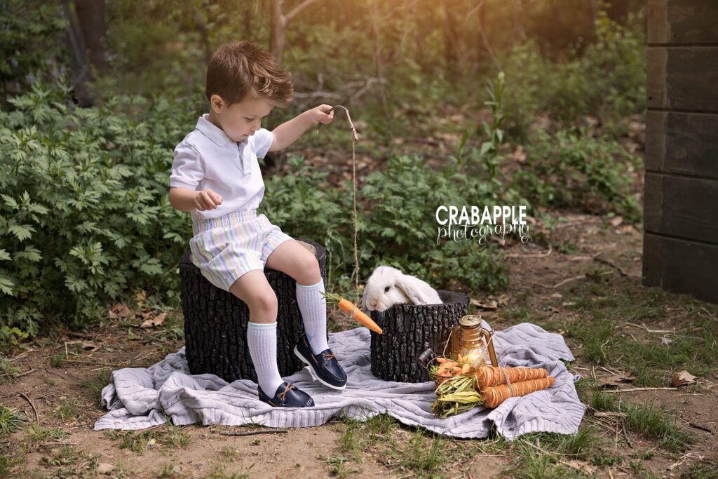 Child Portraits At a Farm for Spring · Crabapple Photography