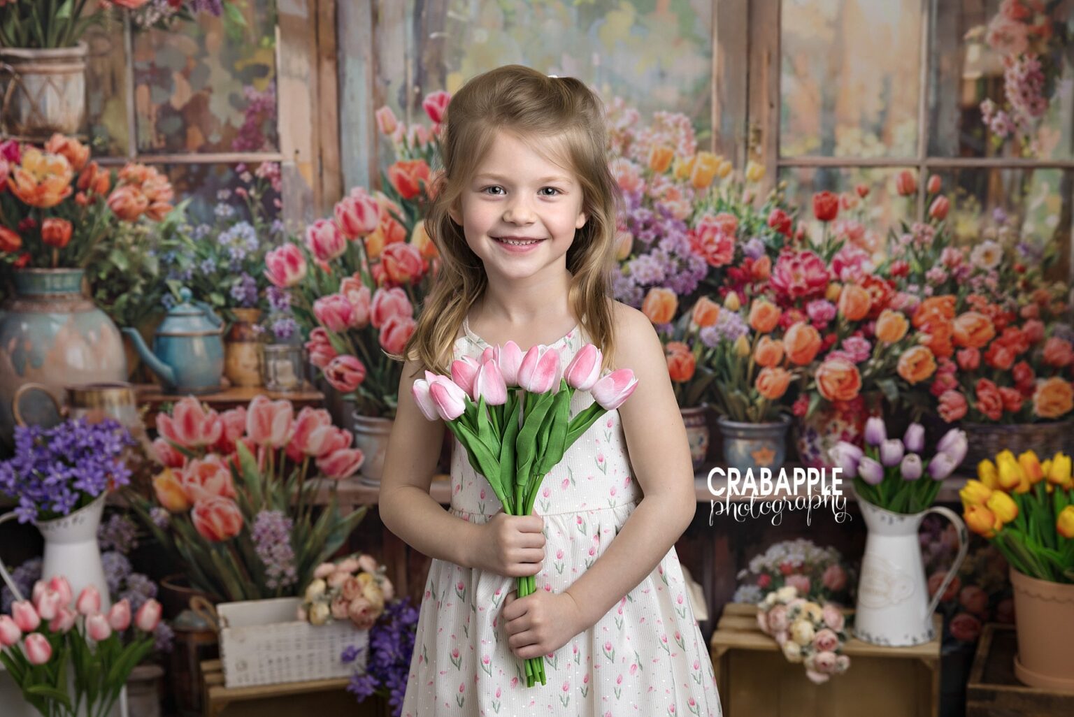Springtime Portraits for Children · Crabapple Photography